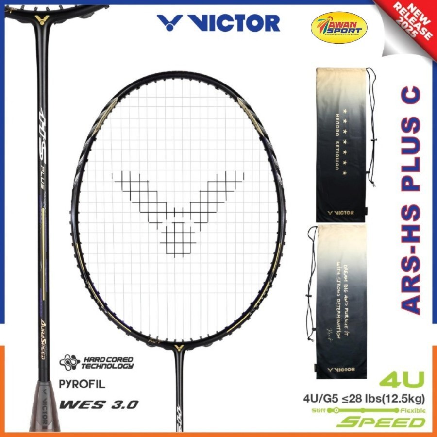 Jual New Raket Badminton Victor Auraspeed HS Plus Hendra Setiawan / ARS ...