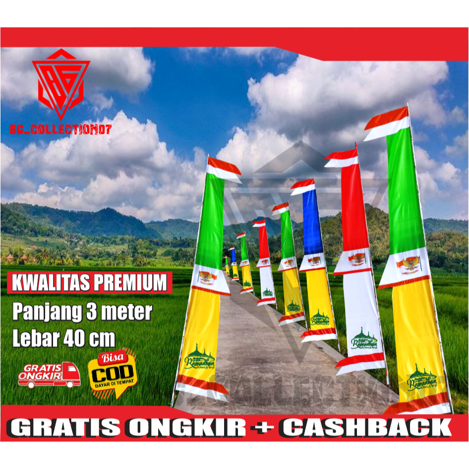 Jual umbul umbul ramadhan bendera ramadhan umbul umbul logo ramadhan ...