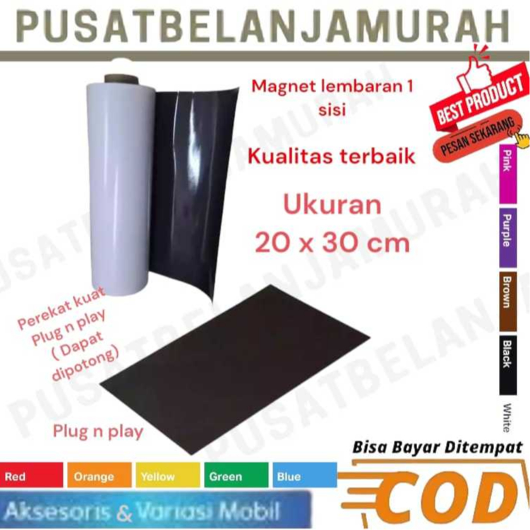 Jual Magnet Lembaran ukuran 20 x 30 cm Tebal 0,5mm sheet Magnet ...