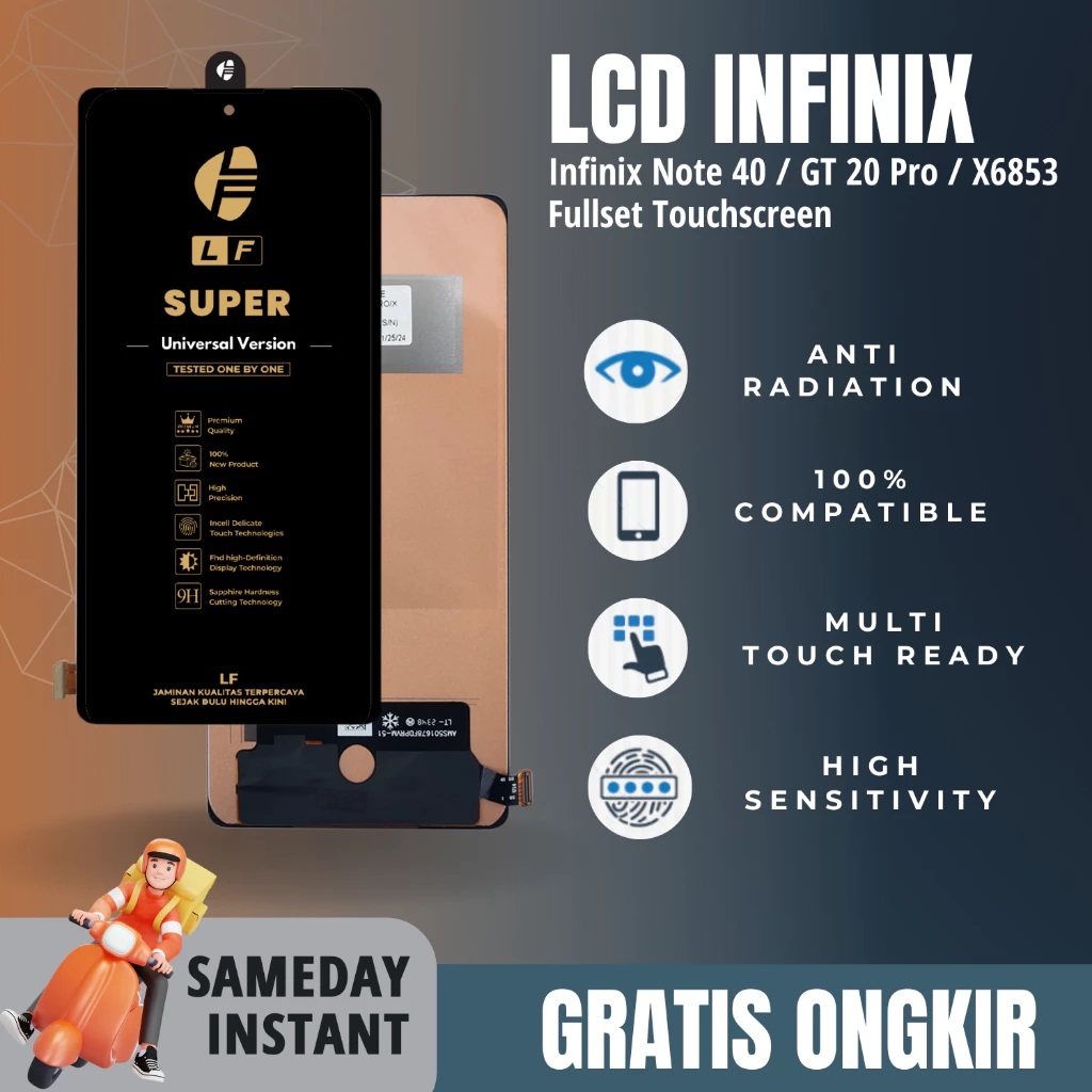 Jual LCD Infinix Note 40 / GT 20 Pro / X6853 Fullset Touchscreen ...
