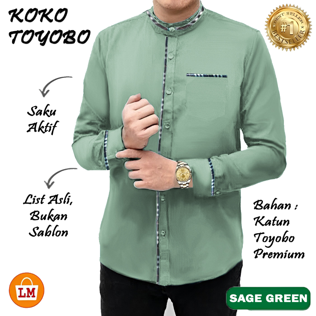Jual IVAN - NEW 2025 BAJU KOKO KEMEJA KURTA JUMBO KATUN TOYOBO PREMIUM ...