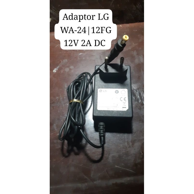 Jual Adaptor LG WA-24|12FG 12V 2A DC Bekas original | Shopee Indonesia