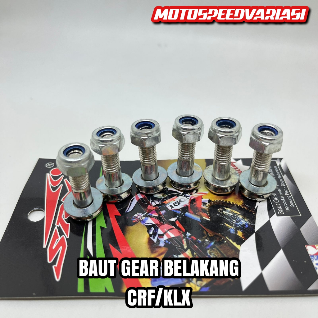 Jual BAUT GEAR KLX/BAUT GEAR BELAKANG CRF/BAUT GEAR KLX BF/BAUT GEAR ...