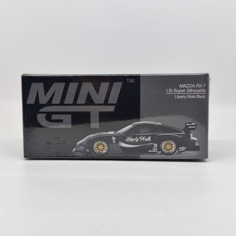 Jual Mini GT Mazda RX-7 LBWK LB-Super Silhouette Liberty Walk Black ...