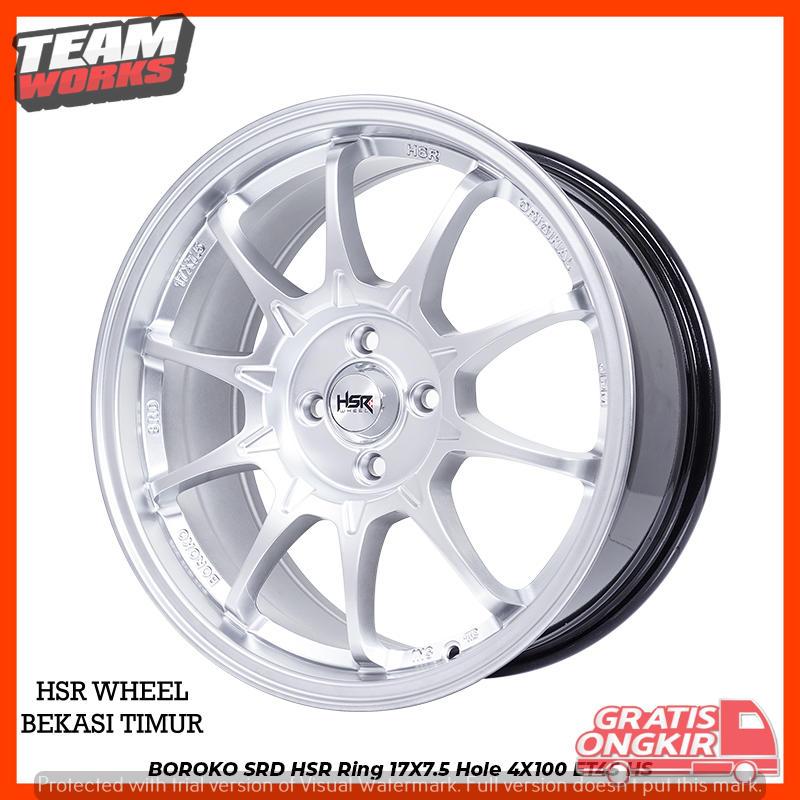 Jual VELG MOBIL RACING JARI JARI RING17 HYPER SILVER UNTUK BRIO CITY VIOS CIVIC HSR SRD R17 L7.5 ...