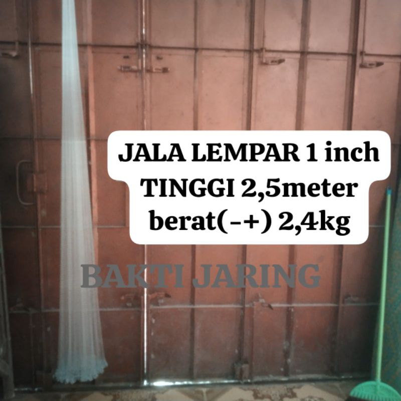 Jual Jala lempar lubang 1 jari tinggi 2,5 meter (8 feet) | Shopee Indonesia