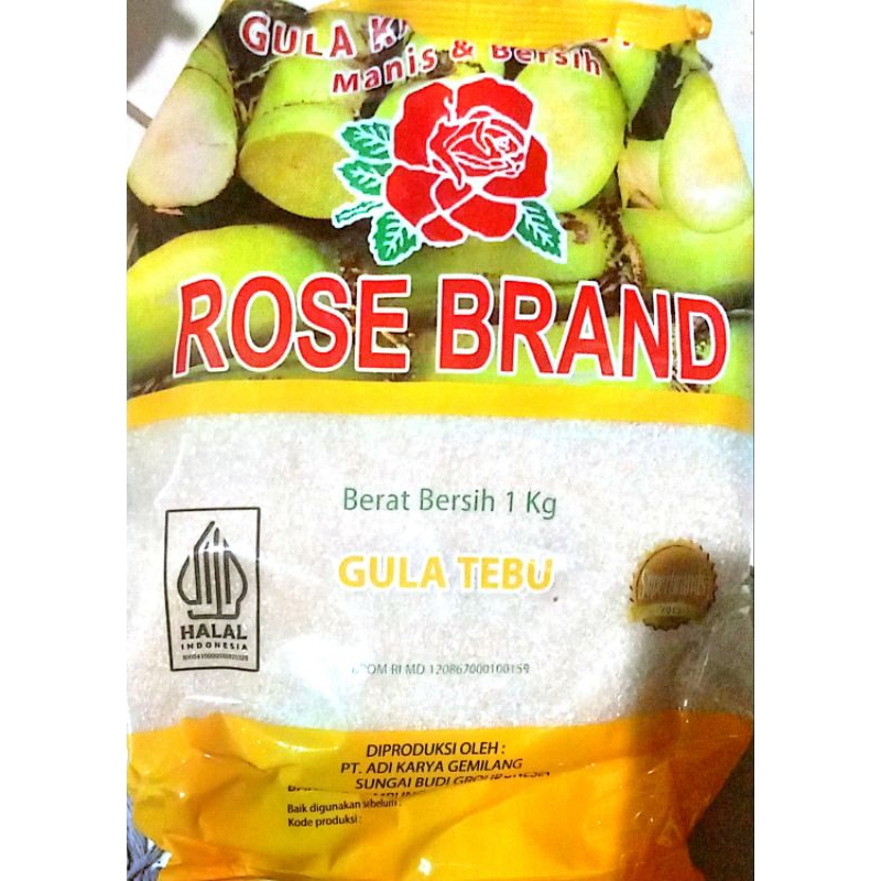 Jual gula rose brand kuning 1 kg | Shopee Indonesia