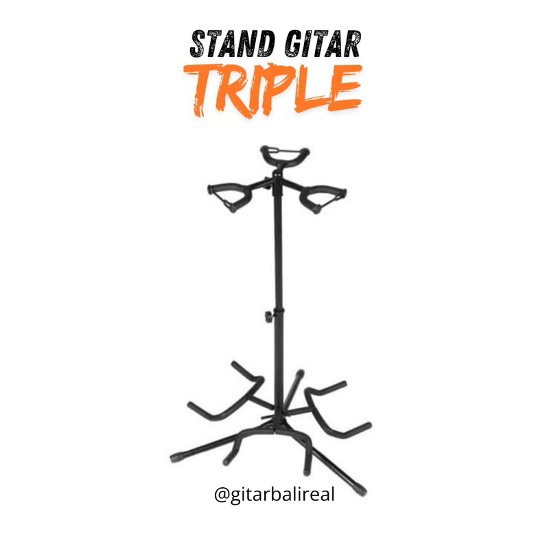 Jual Stand Gitar Triple Stand 3 Gitar Stand Untuk 3 Gitar | Shopee ...