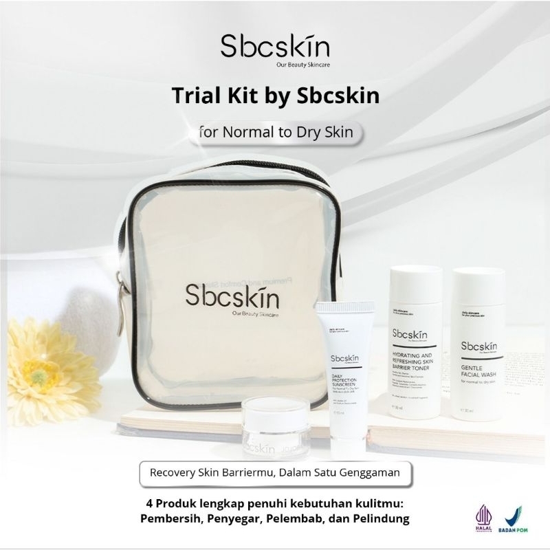Jual Trial Kit By Sbcskin for normal skin | Shopee Indonesia