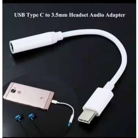 Jual Kabel Audio Type-C to AUX 3.5mm Cable adapter Converter for ...
