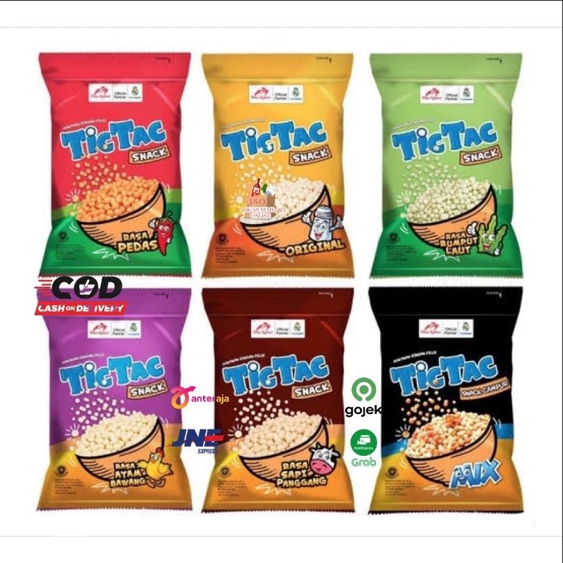 Jual OK - IND - Tic Tac Snack Pilus Renceng isi 10 x 18gr Dua Kelinci ...