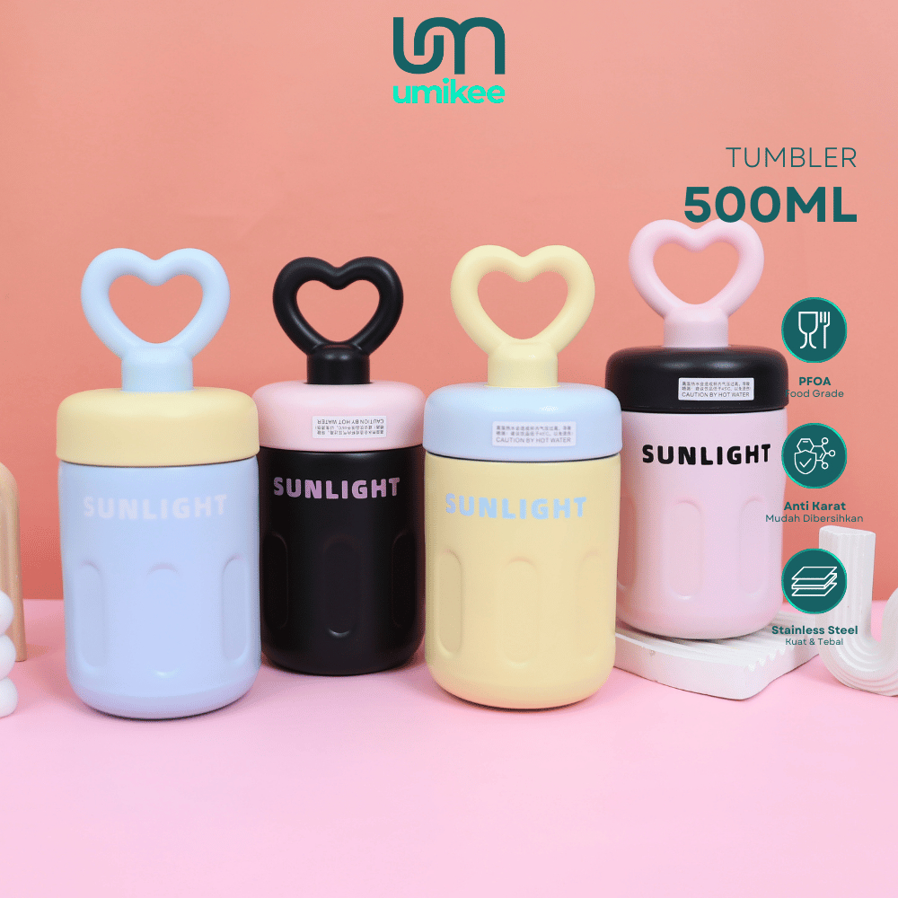 Jual Umikee Tumbler Lucu Love Tumbler Stainless 316 Tumbler Anak ...