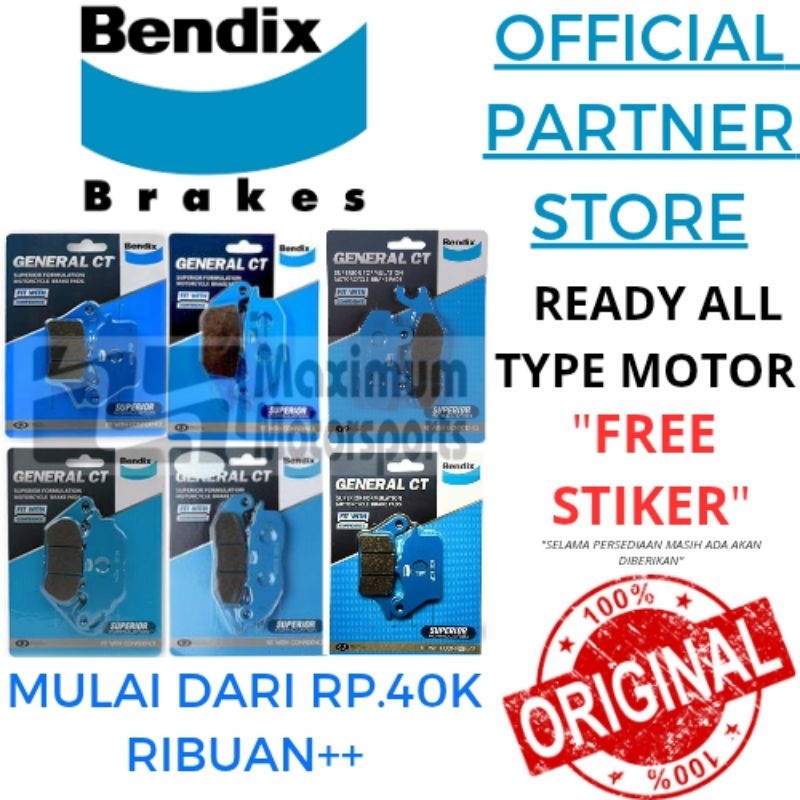 Jual BENDIX KAMPAS REM/KAMPAS REM BENDIX SEMUA TYPE MOTOR VARIO/NMAX ...