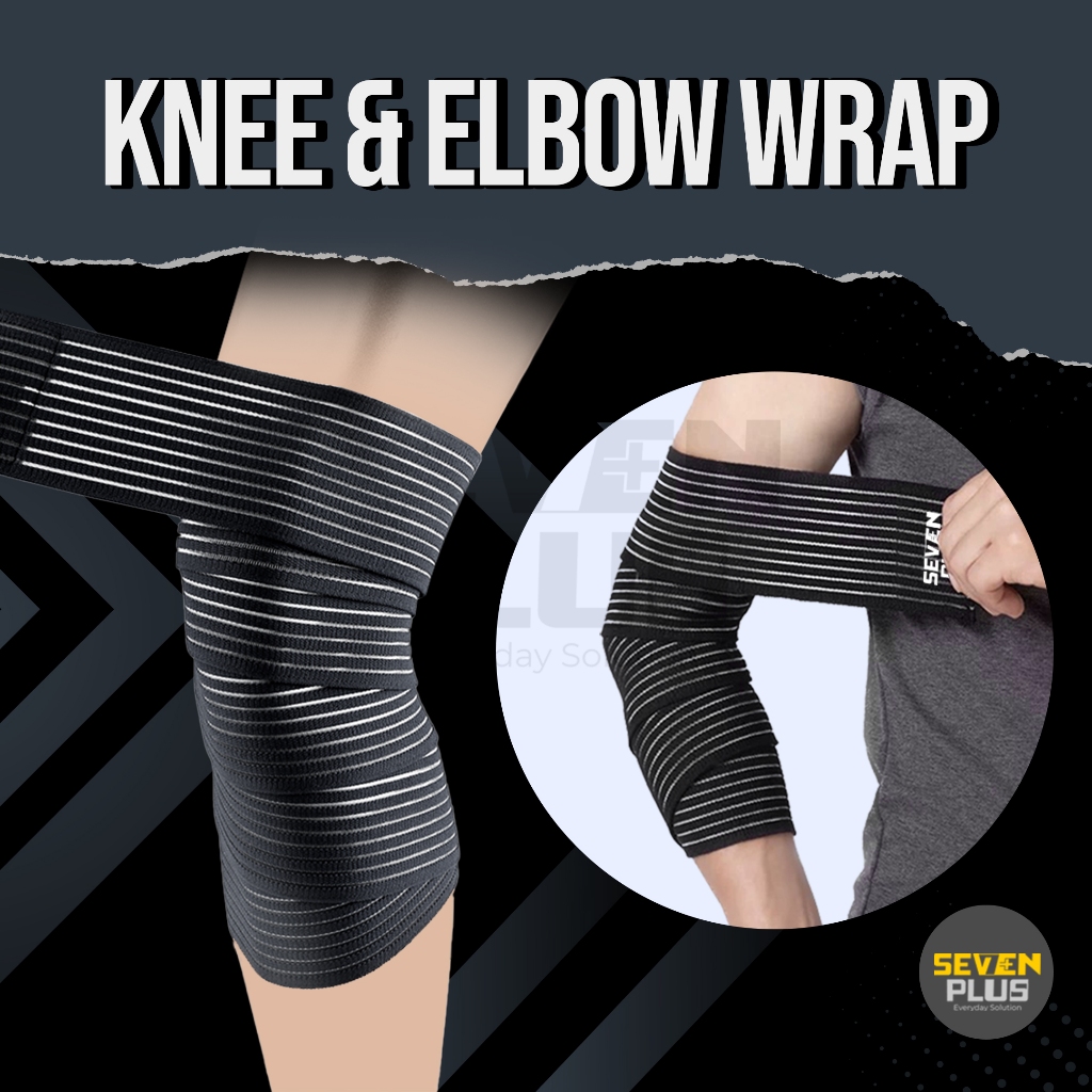 Jual SevenPlus Knee & Elbow Support Wrap 200 cm & 90 cm - Pelindung ...