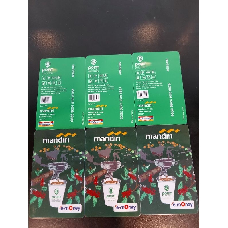 Jual Emoney Mandiri Original edisi POINT COFFEE | Shopee Indonesia