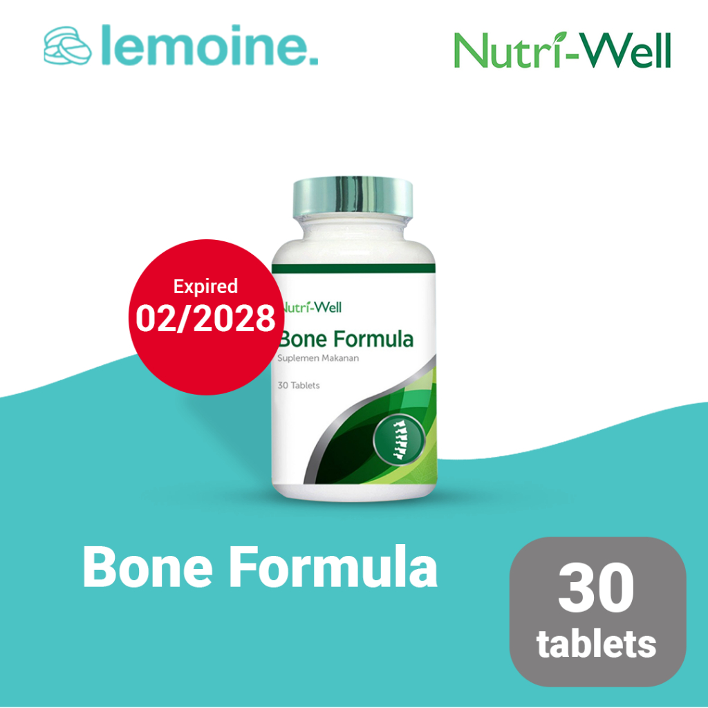 Jual Nutriwell Nutri Well Bone Formula Suplemen Vitamin Kesehatan ...