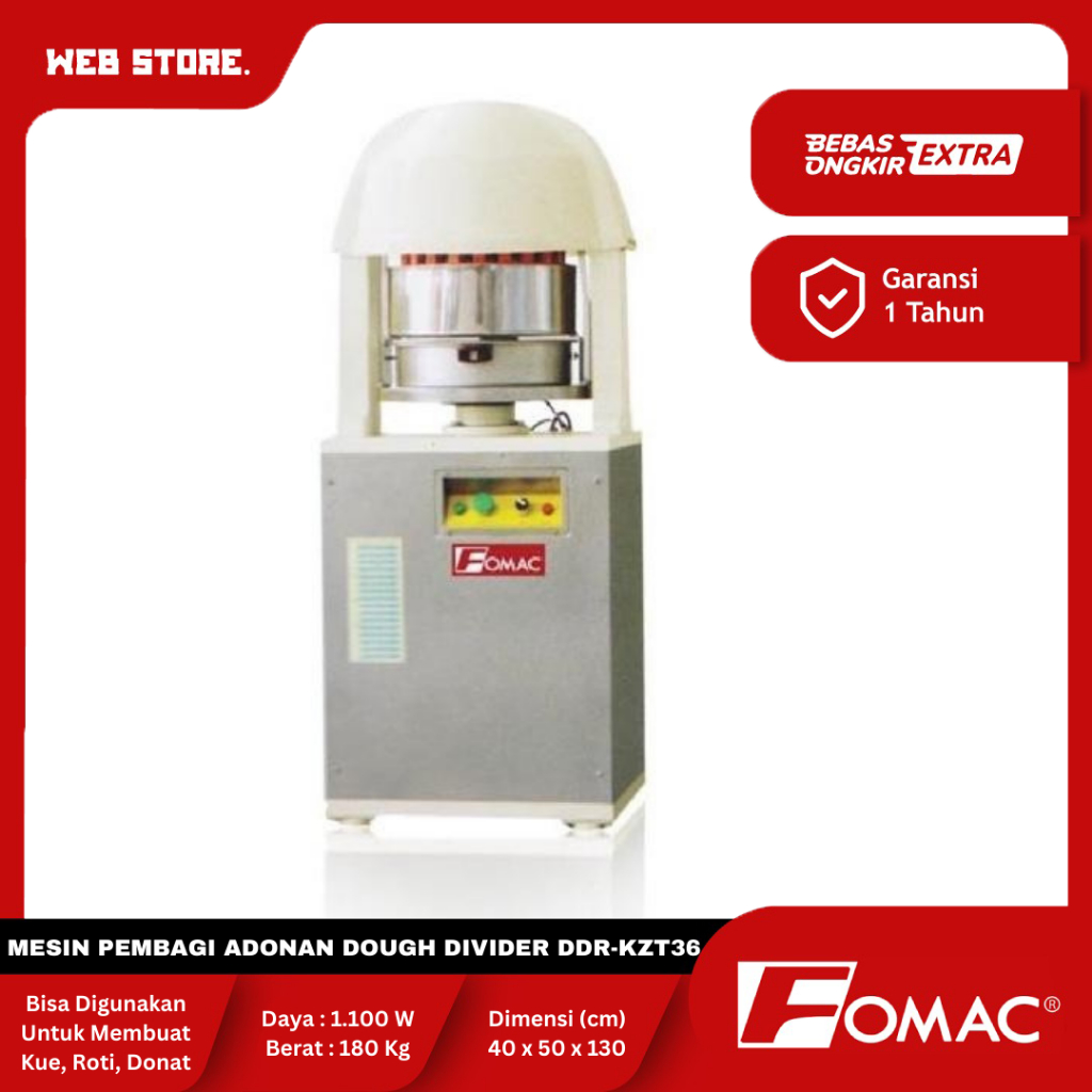 Jual Mesin Dough Pembagi Adonan Roti Otomatis Dough Divider DDR-KZT36 ...