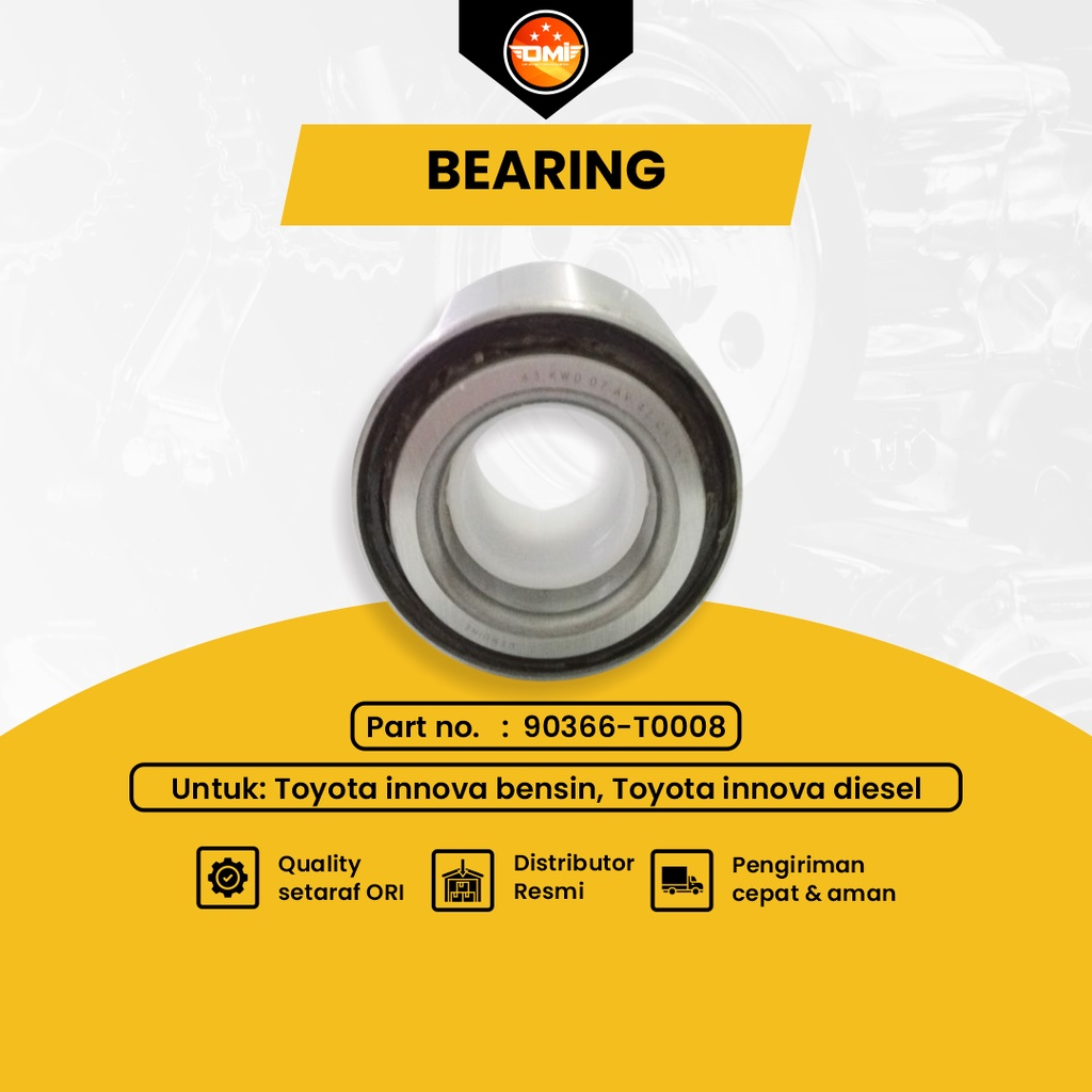 Jual Bearing Roda Laher Depan Toyota Innova Bensin Diesel - 90366-T0008 ...