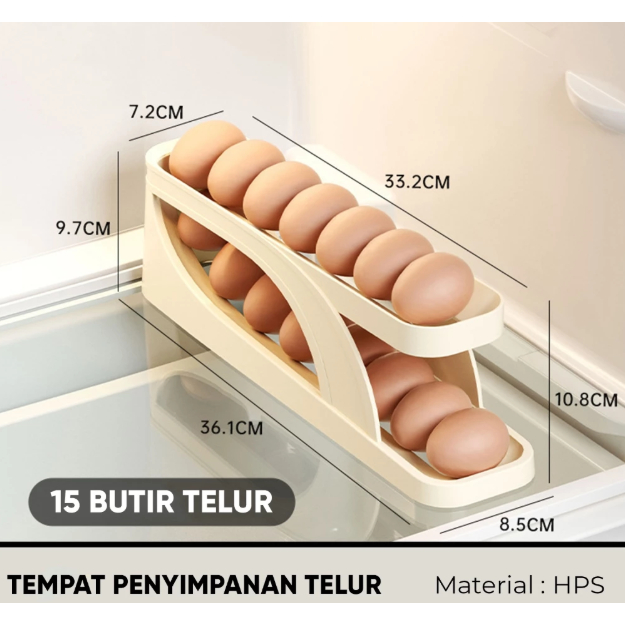 Jual TEMPAT TELUR KOTAK PENYIMPANAN TELUR BERGULIR | Shopee Indonesia