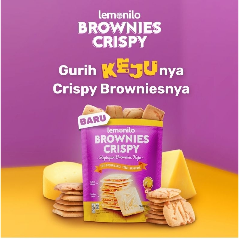 Jual Lemonilo Brownies crispy Keju 35gr | Shopee Indonesia