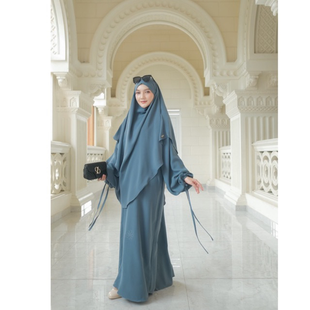 Jual BELINA abaya By All_busyra (abaya set french khimar Umroh haji ...