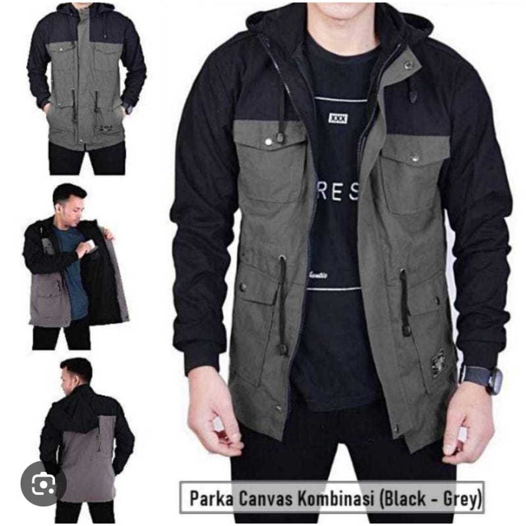 Jual jaket parka kombinasi/jaket parka/jaket pria/jaket parka kombinasi ...