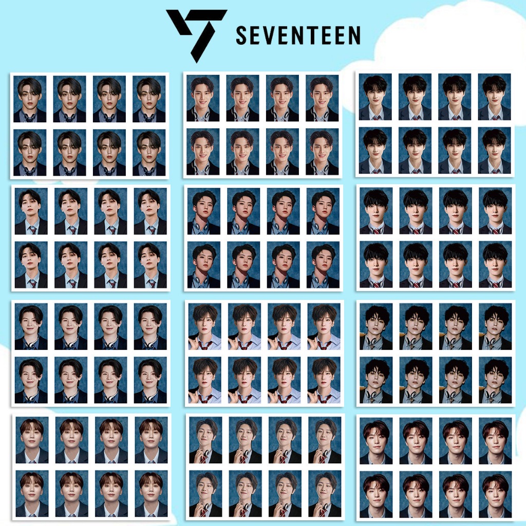 Jual [kstuffind] (5) SEVENTEEN ID PHOTO PICTURE MEMBER SEVENTEEN ID ...