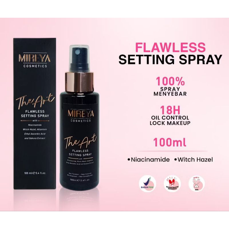 Jual Mireya The Art Flawless Setting Spray | Shopee Indonesia