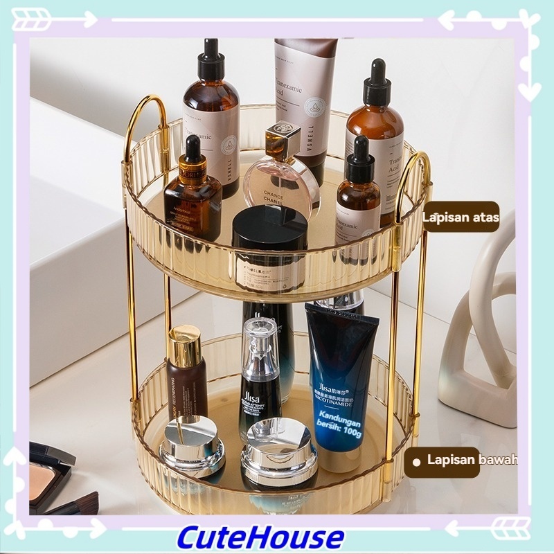 Jual Rak Makeup Gold / STR / Rak Gold / Rak Bumbu / Rak Dapur/ Rak ...
