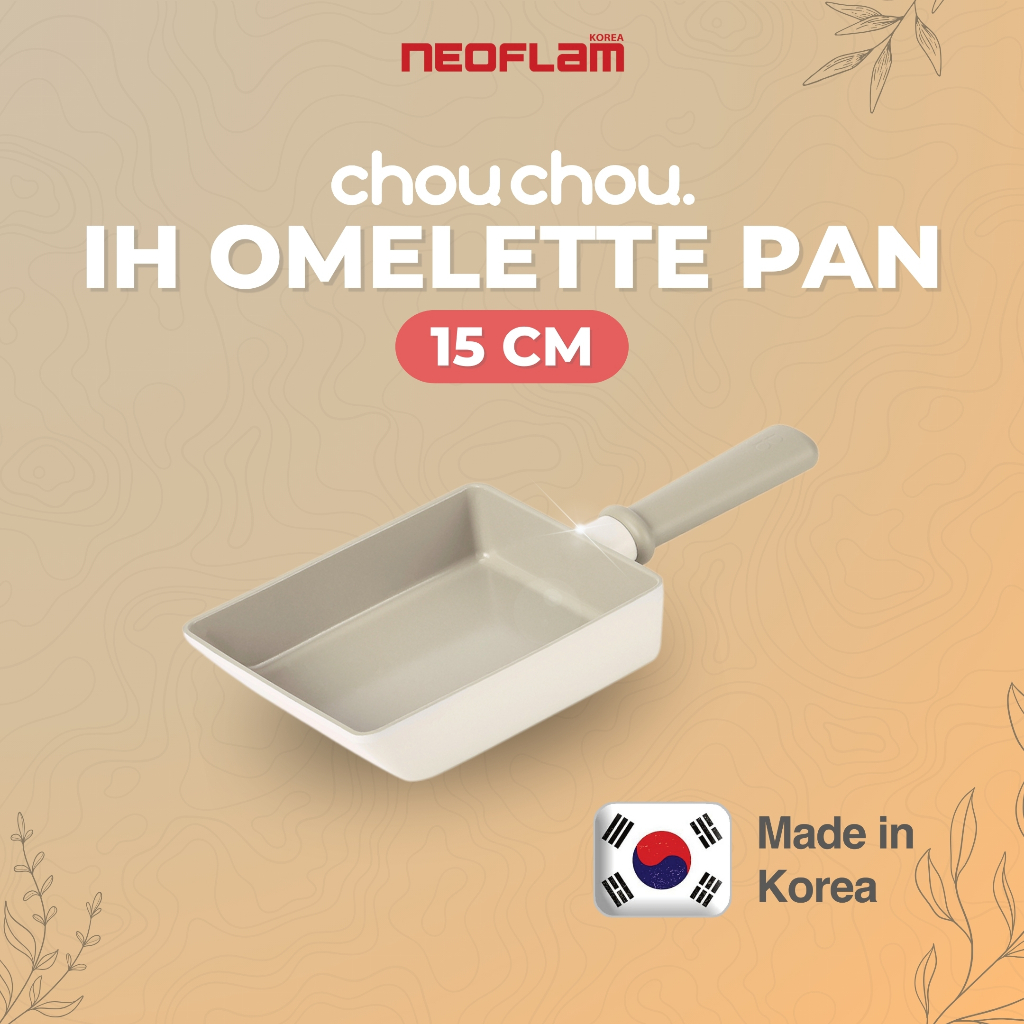 Jual Neoflam Aluminium Rolled Omelet Pan 15cm IH Chou Chu | Shopee Indonesia