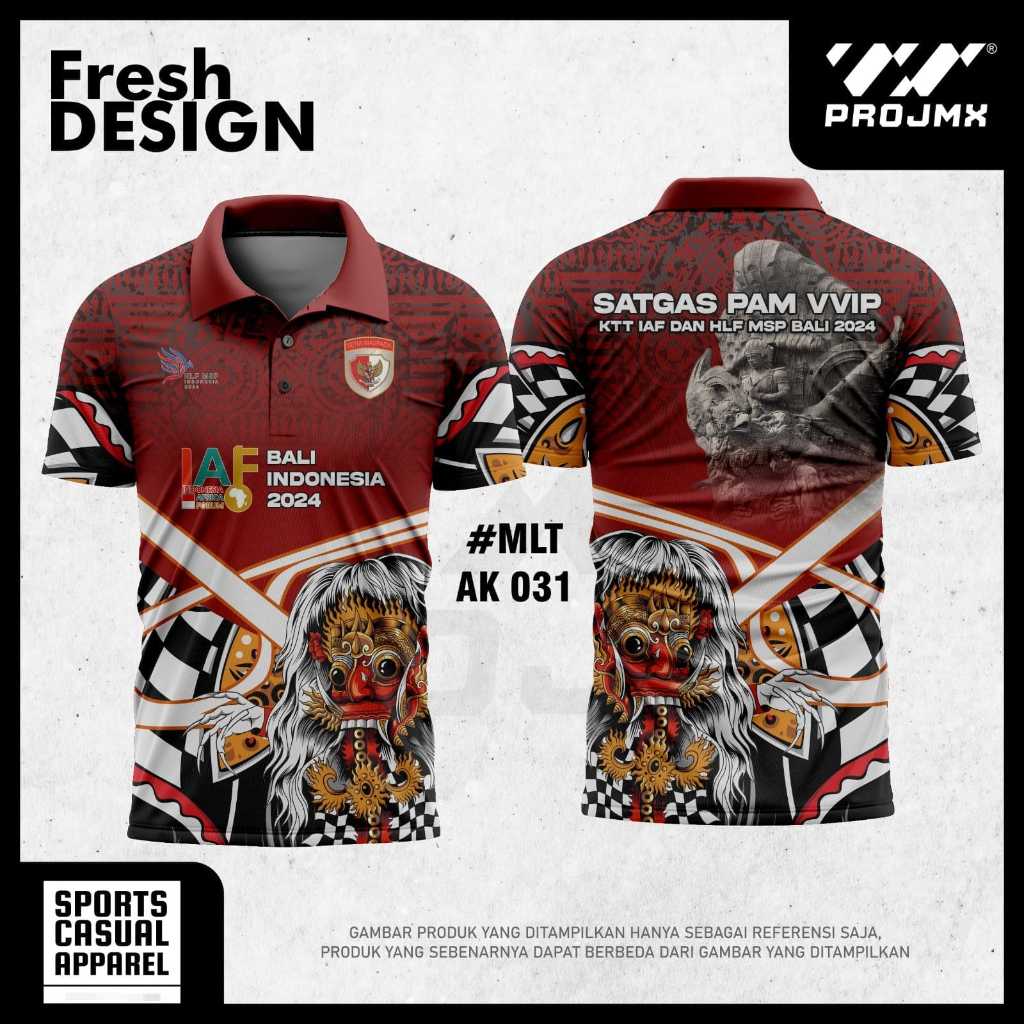 Jual PROJMX - KAOS JERSEY SATGAS PAM VVIP KTT IAF BALI 2024 | BEBAS ...