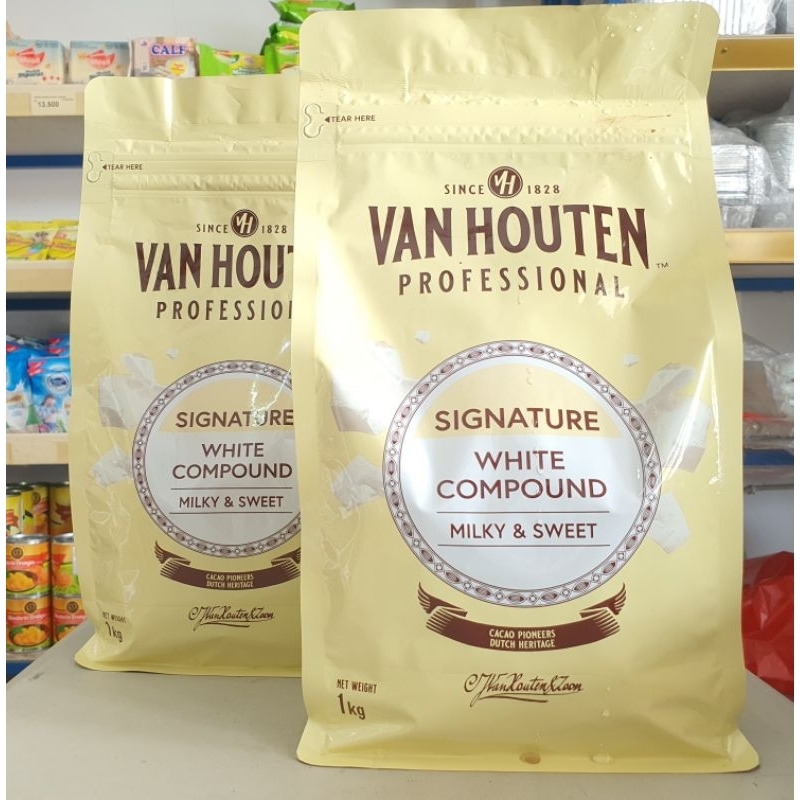 Jual Van houten Intense White Compound 1Kg / Milk Coin Chocolate Vanhouten 1Kg / Coklat Koin ...