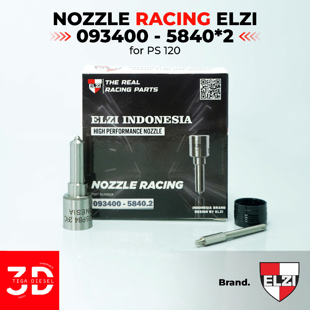Jual (NEW) ELZI RACING Nozzle Pump Mitsubishi PS120 DLLA155P84 / 093400 ...