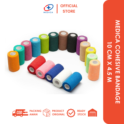 Jual Medica® Cohesive Bandage - Perban Elastis untuk Dukungan Olahraga ...