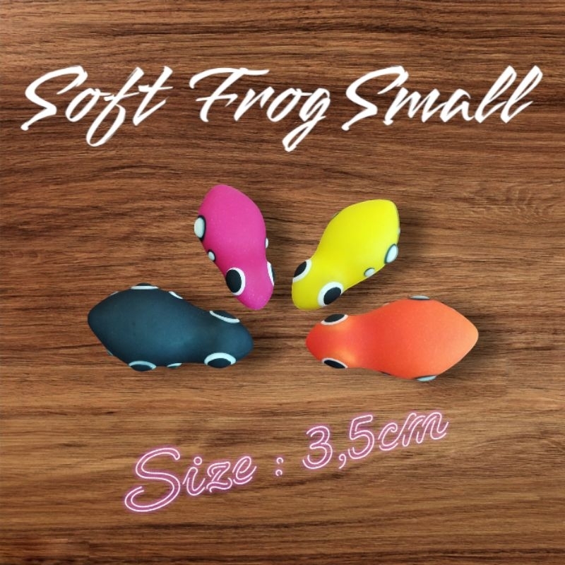 Jual Cangkang/kulitan body Soft Frog Small ukuran 3,5cm umpan mancing ...