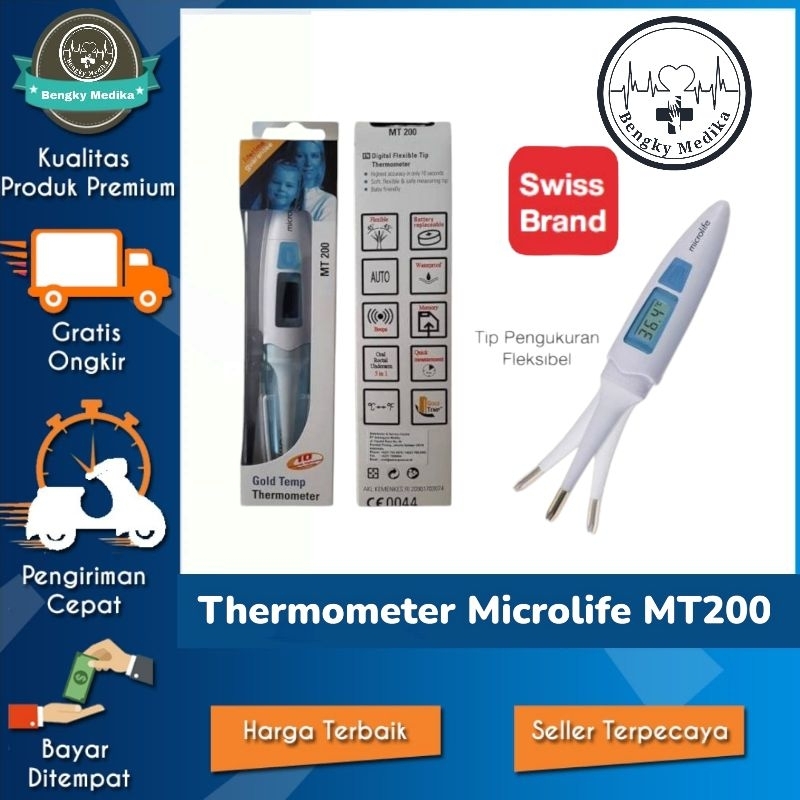 Jual Thermometer Digital Microlife MT 200 Termometer Ketiak Microlife ...