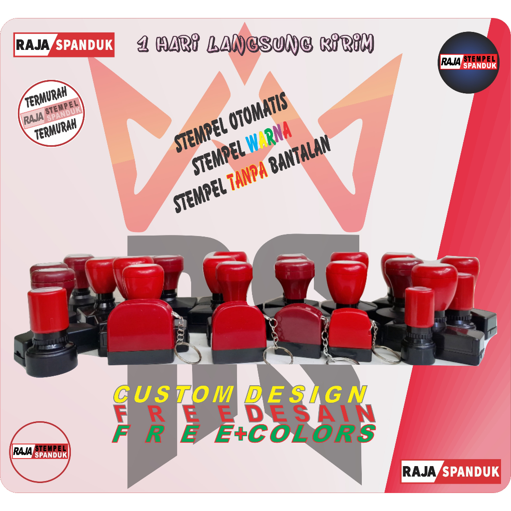 Jual termurah Stempel flash tempat stempel otomatis Stempel nama ...