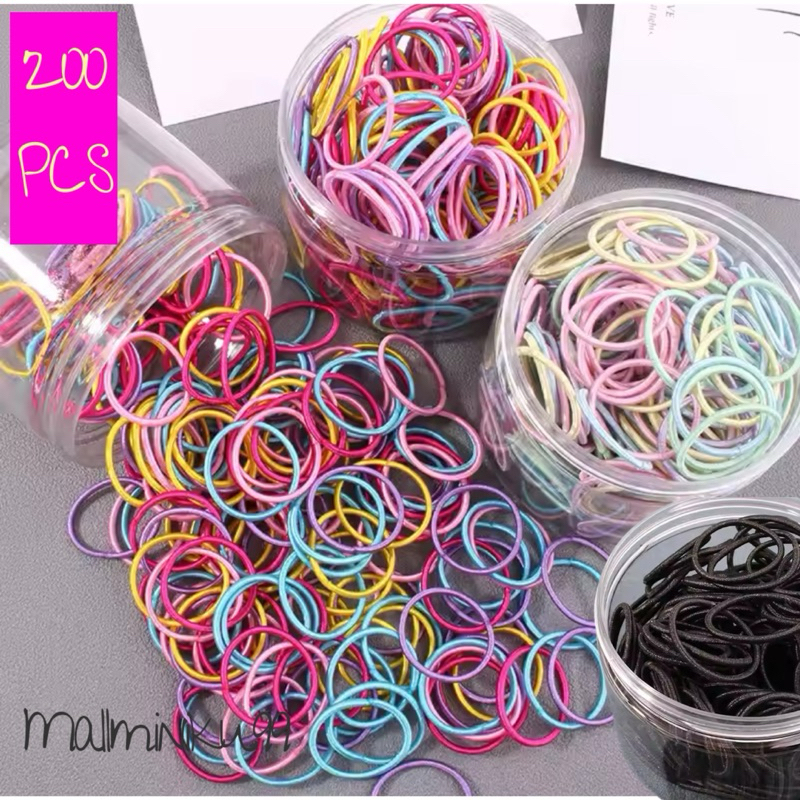 Jual 200PCS FREE TOPLES IKAT RAMBUT DONAT TOWEL RING / KUNCIR RAMBUT ...