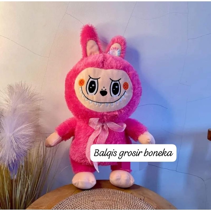 Jual Boneka Labubu The Monster yang Viral ukuran 45cm tampa lampu ...