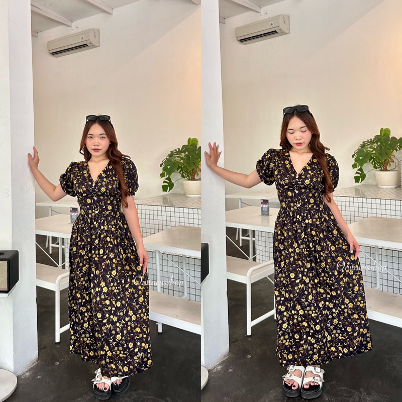 Jual Dres kancing Jena | Shopee Indonesia