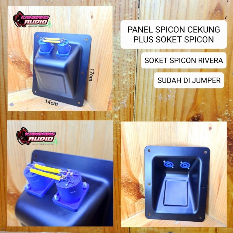 Jual PANEL PLAT SPICON CEKUNG IMPORT PLUS SOKET SPICON | Shopee Indonesia