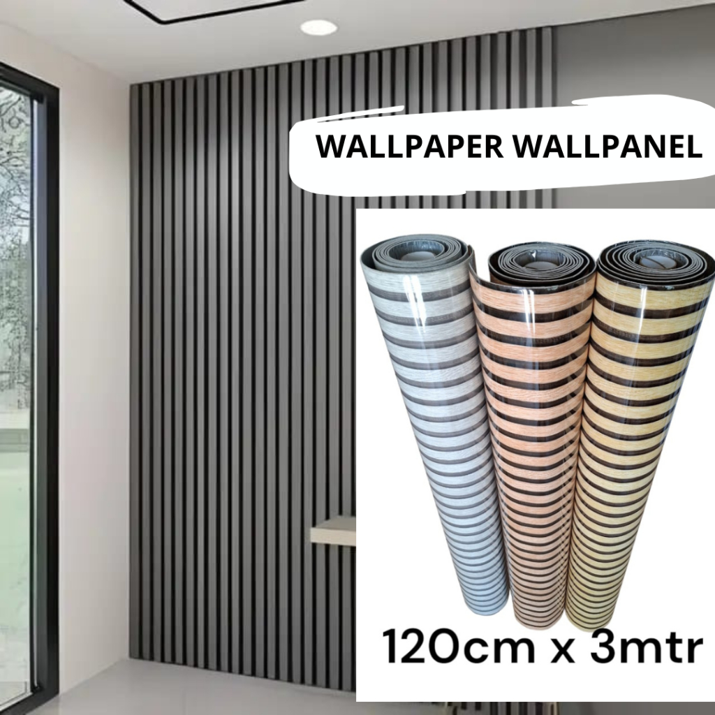 Jual WALLPAPER WALLPANEL PREMIUM GLOSSY UKURAN BESAR 120CM PANJANG 3 ...