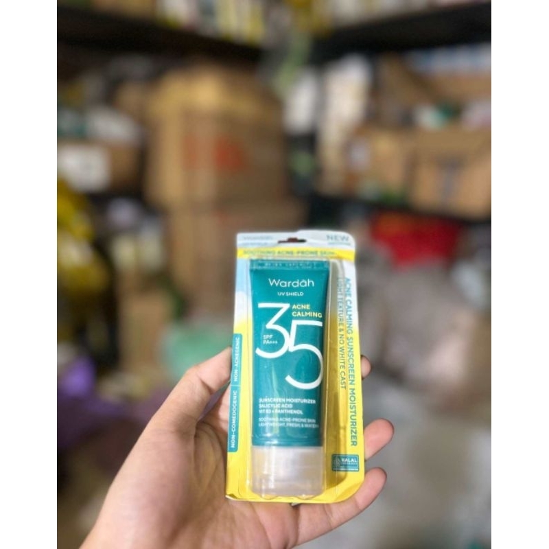 Jual WARDAH UV SHIELD ACNE CALMING SPF 35 PA+++ 35ML | Shopee Indonesia