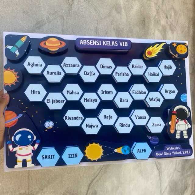 Jual POPUP 3D ABSENSI KELAS UKURAN BESAR | Shopee Indonesia