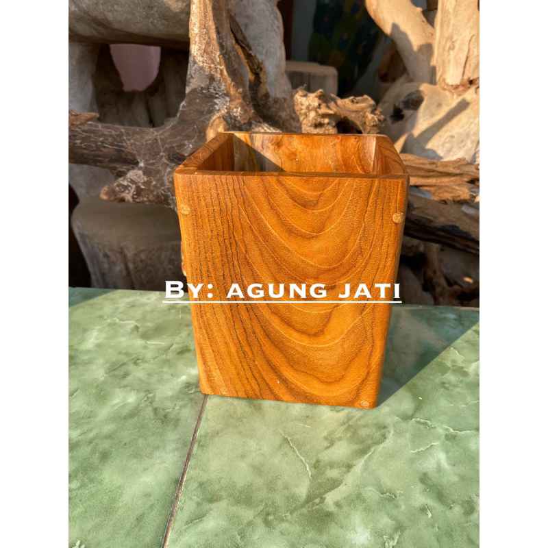 Jual TEMPAT SUTIL DARI KAYU JATI | TEMPAT SPATULA | KOTAK SENDOK ...