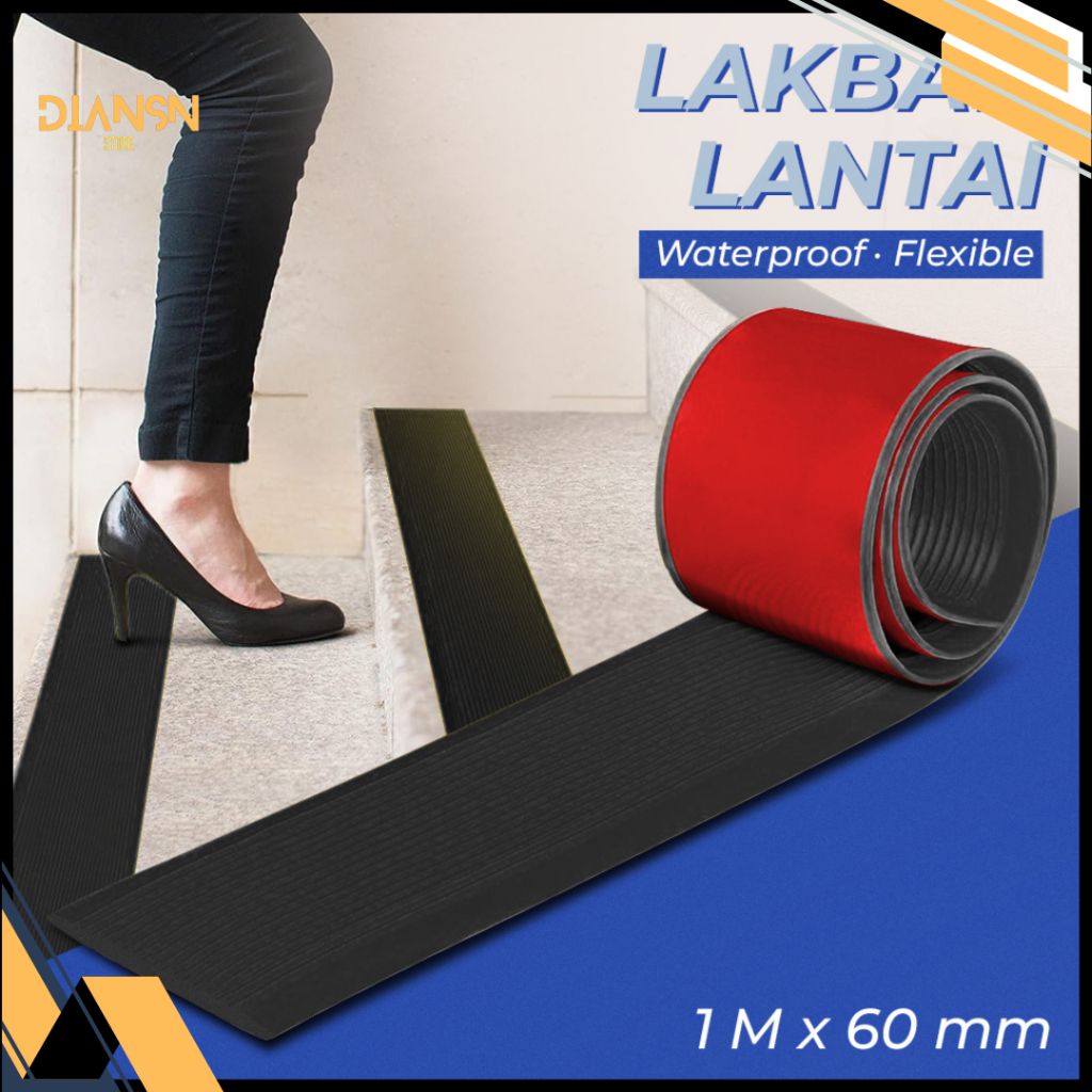 Jual Lakban Lantai Tangga Anti Licin Slip Tape Waterproof Flexible 1M ...