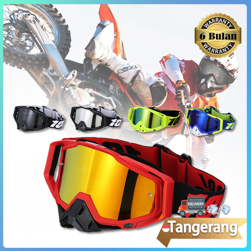 Jual Kacamata Google Helm 100% Percent Trail Motocross Adventure Trabas ...