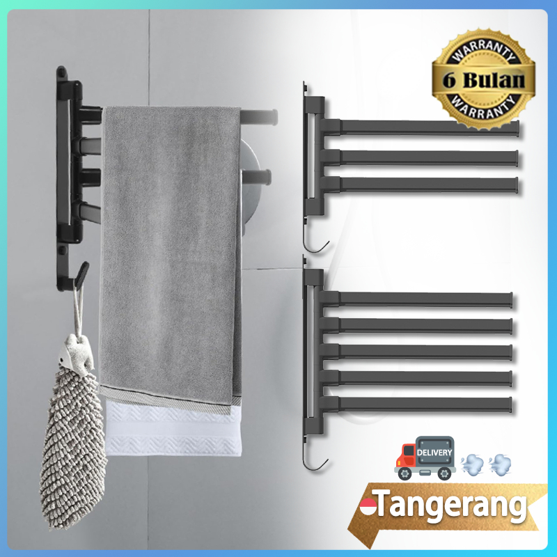 Jual 3/4/5 Susun Gantungan Baju Plastik Rak Gantungan Handuk Kamar ...