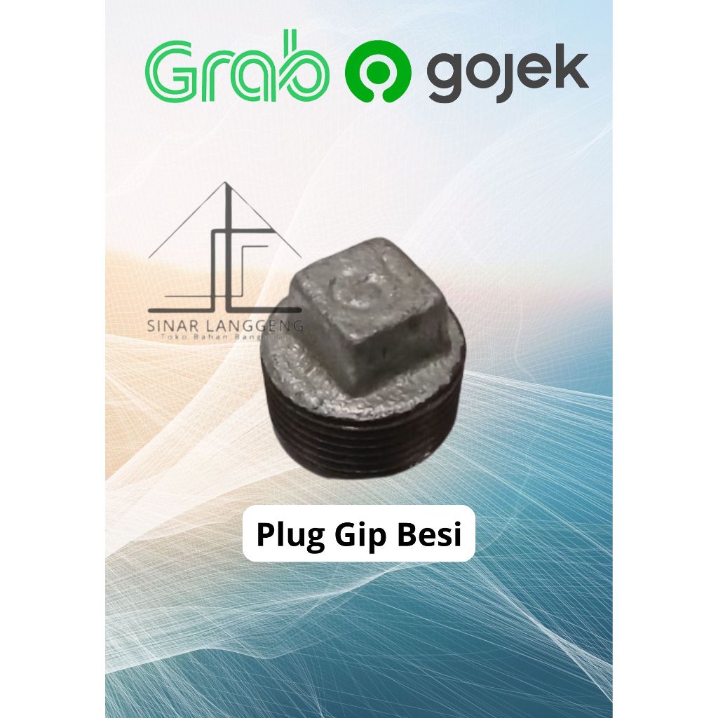 Jual PLUG ( GIP ) BESI 1/2" G BRAND TUTUP / DOP PIPA DRAT LUAR 1/2 ...