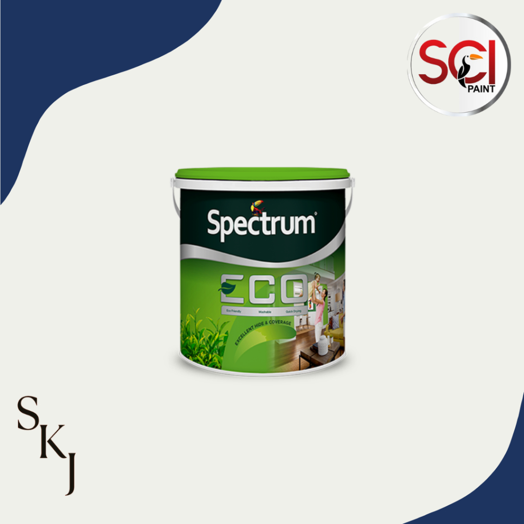 Jual Cat Tembok Spectrum Eco Putih 5 kg /25 kg | Shopee Indonesia